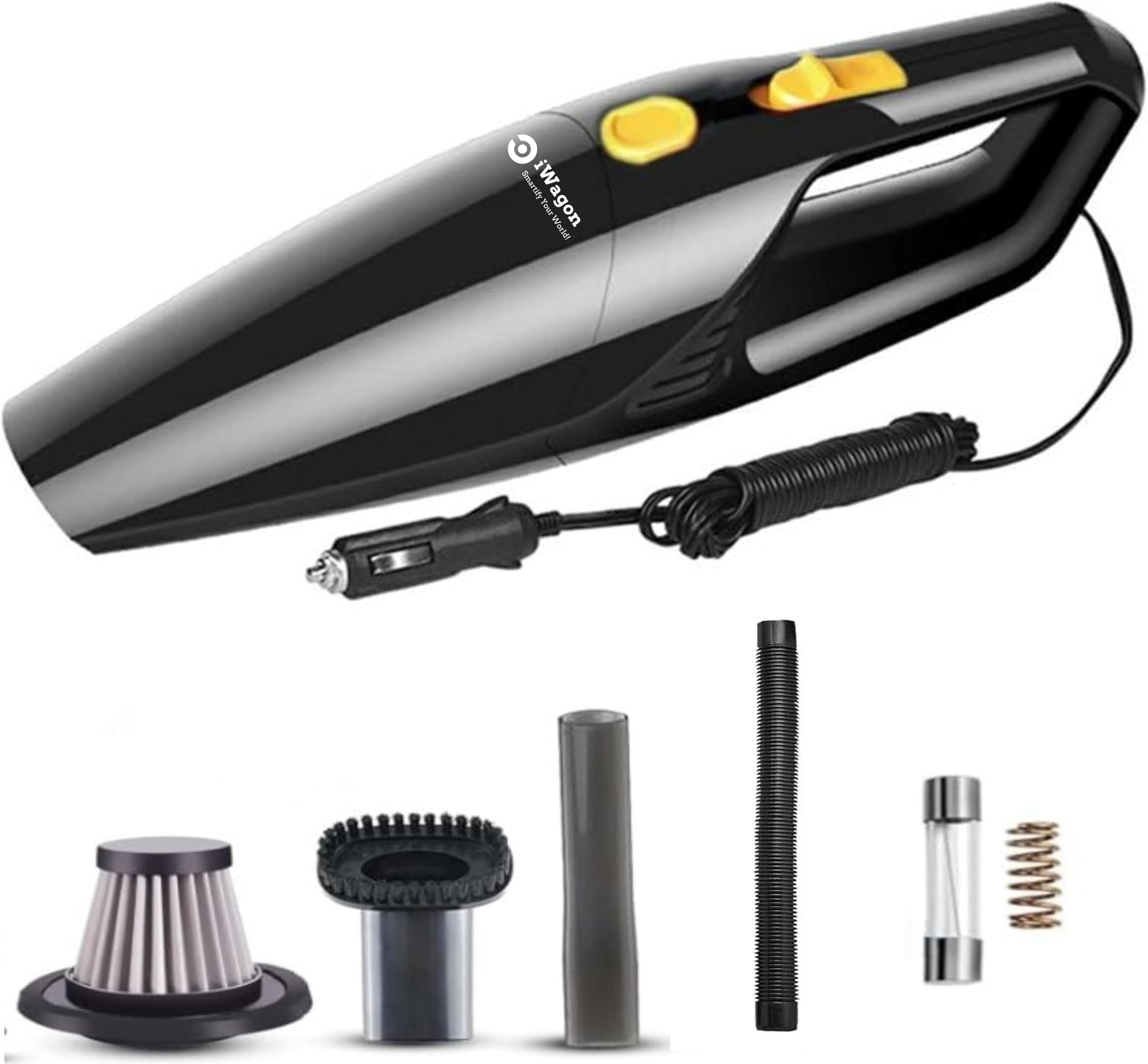 iWagon i689 Car Vacuum Cleaner 12V High Power Handheld Portable Car ...