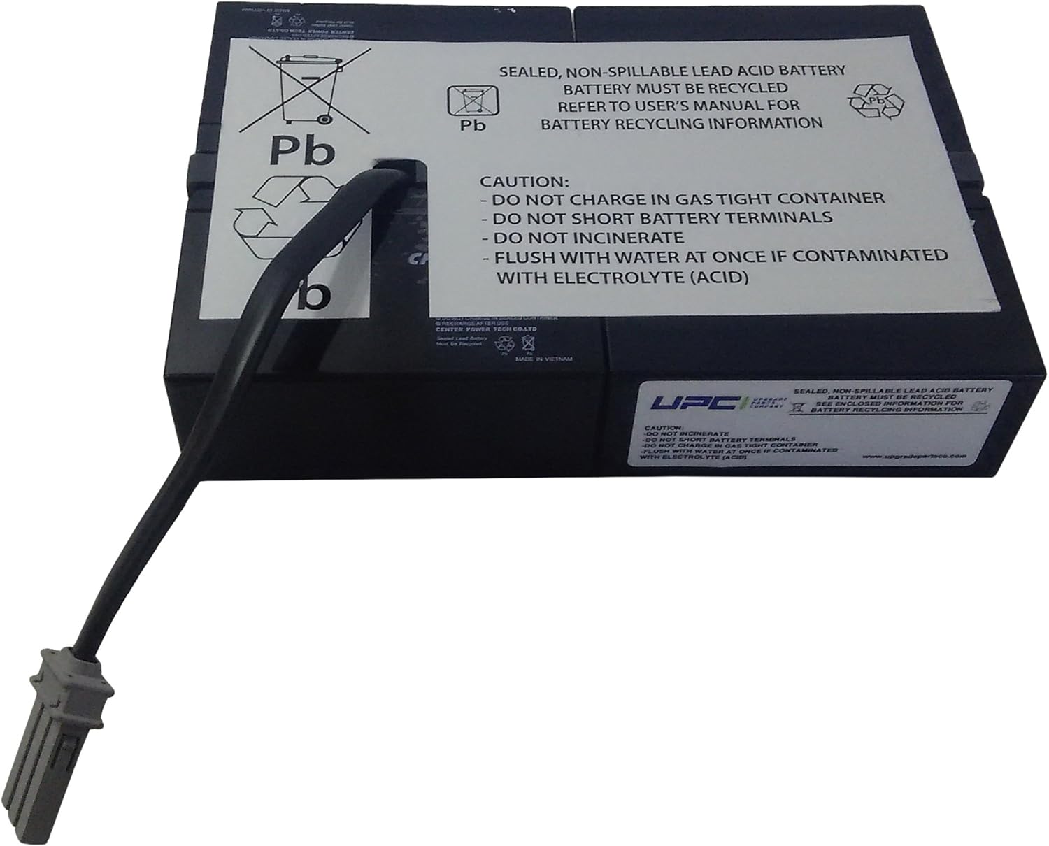 Amazon.com: RBC59-UPC Replacement Battery for APC SC1500, SC1500I ...