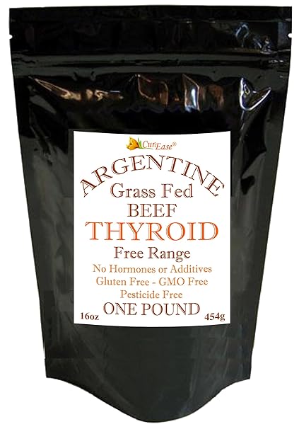 Amazon.com : CurEase Beef Thyroid Powder - Argentine Grass Fed ...