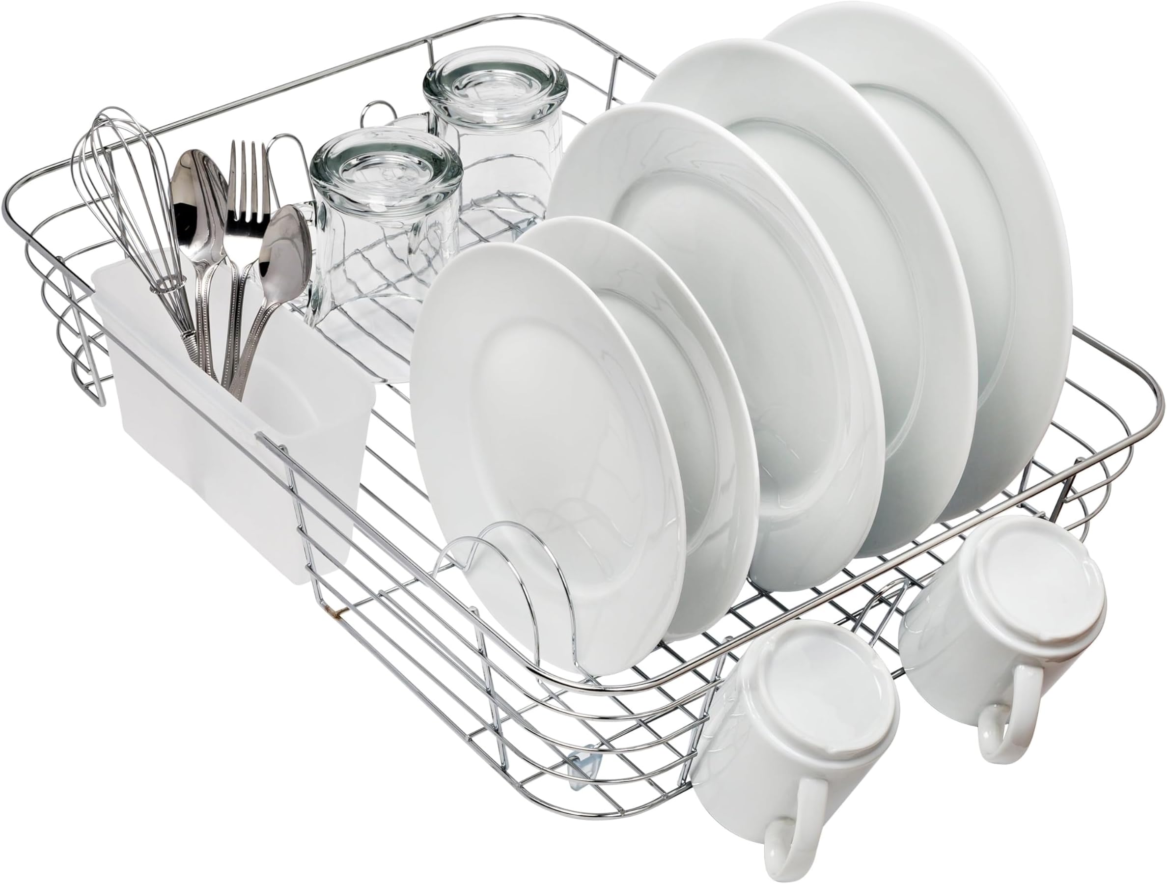 Amazon.com - Honey-Can-Do Extra Large Dish Drying Rack, Chrome KCH ...
