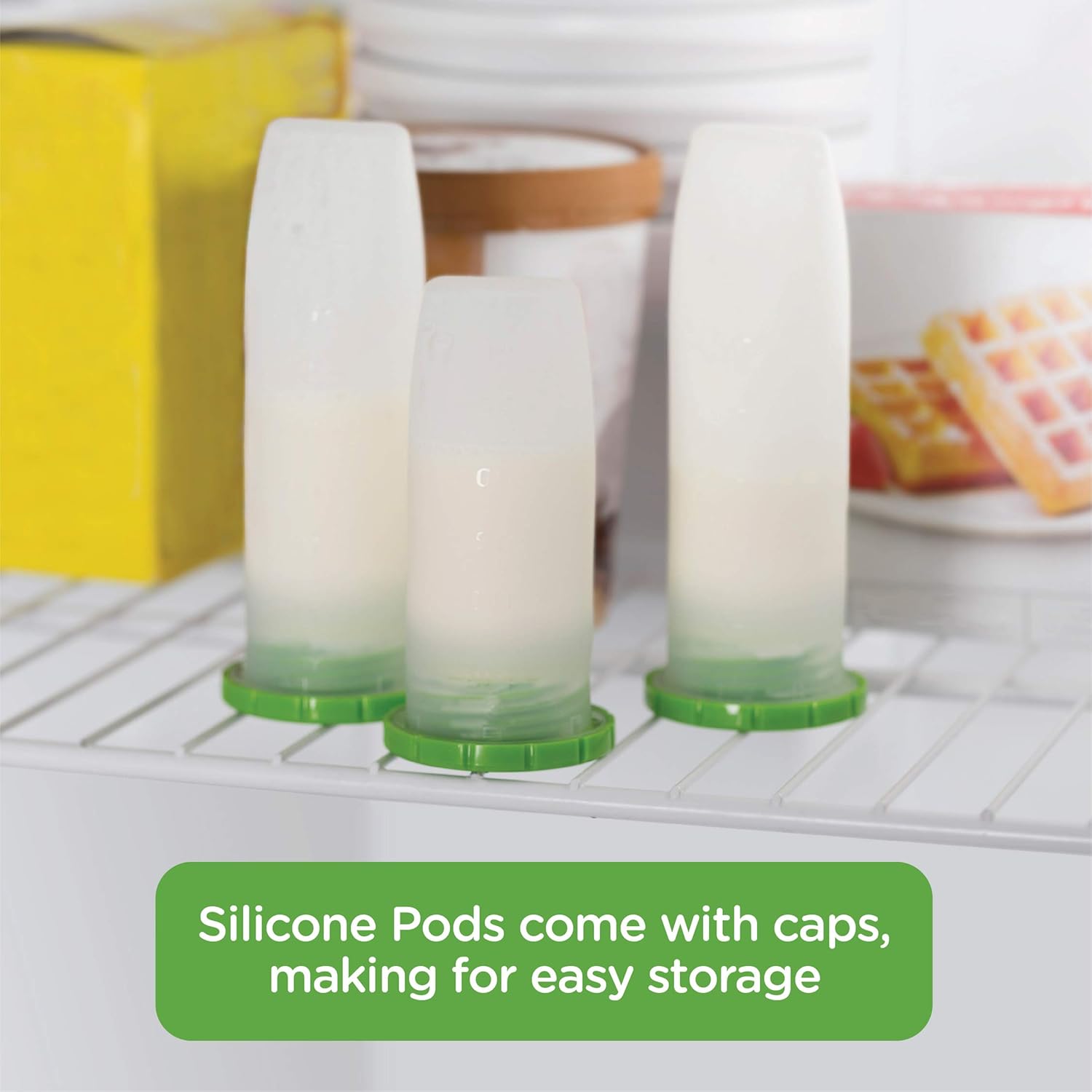 Buy Playtex Baby Nurser Reusable Silicone PODS, Breastmilk Storage ...