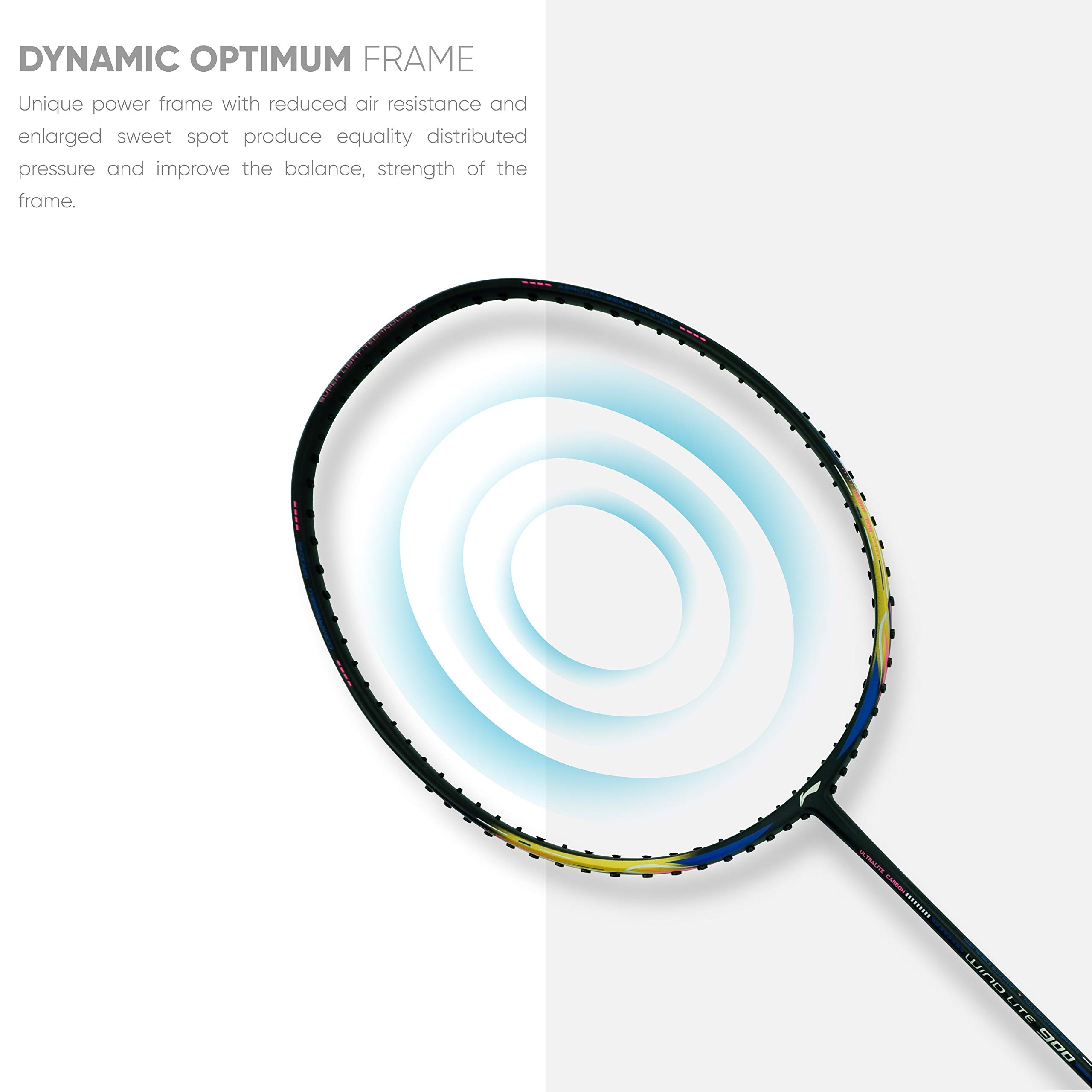 Snapklik.com : Li-Ning Wind Lite 900 Carbon Fibre Unstrung Badminton Racket