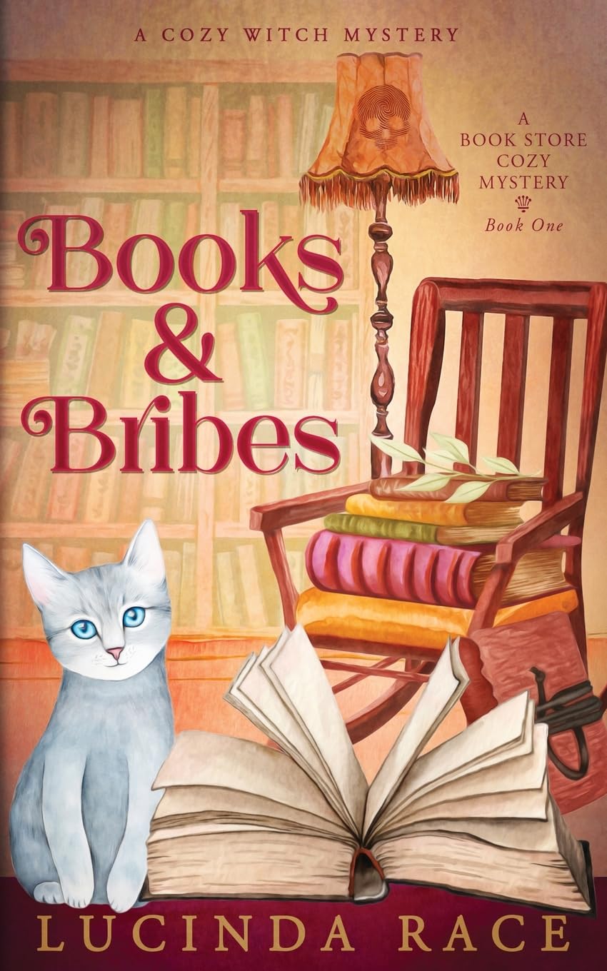 Amazon.com: Books & Bribes: A Paranormal Cozy Mystery (A Book Store ...