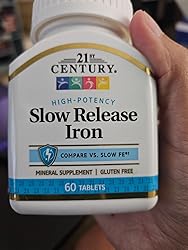 Amazon.com: 21st Century Slow Release Iron Tablets, 60 Count : Health ...