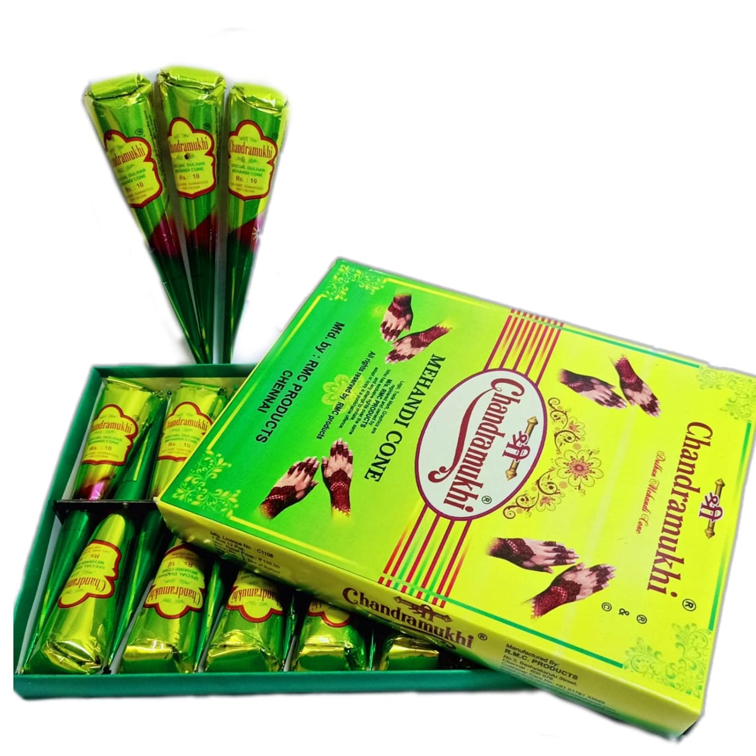 Buy Mehendi Cones For Hand Natural Mehndi Cones For Hand Designing ...