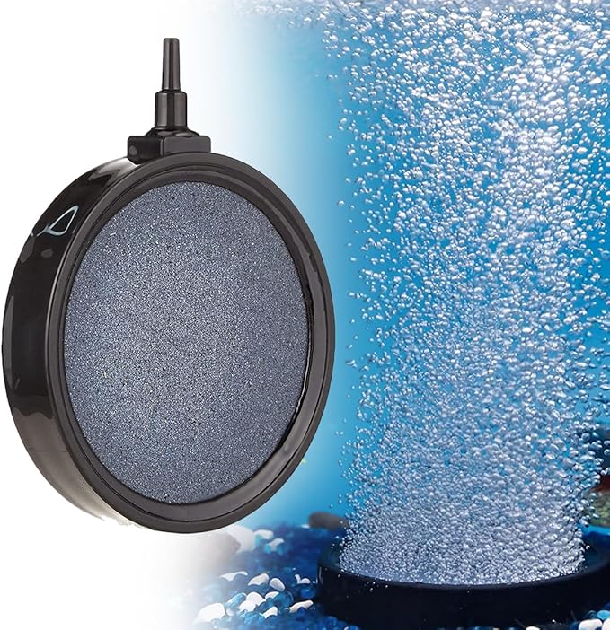 ECVV Aquarium Fish Tank Air Stone Disc Fish Tank Bubble Stone Disc ...