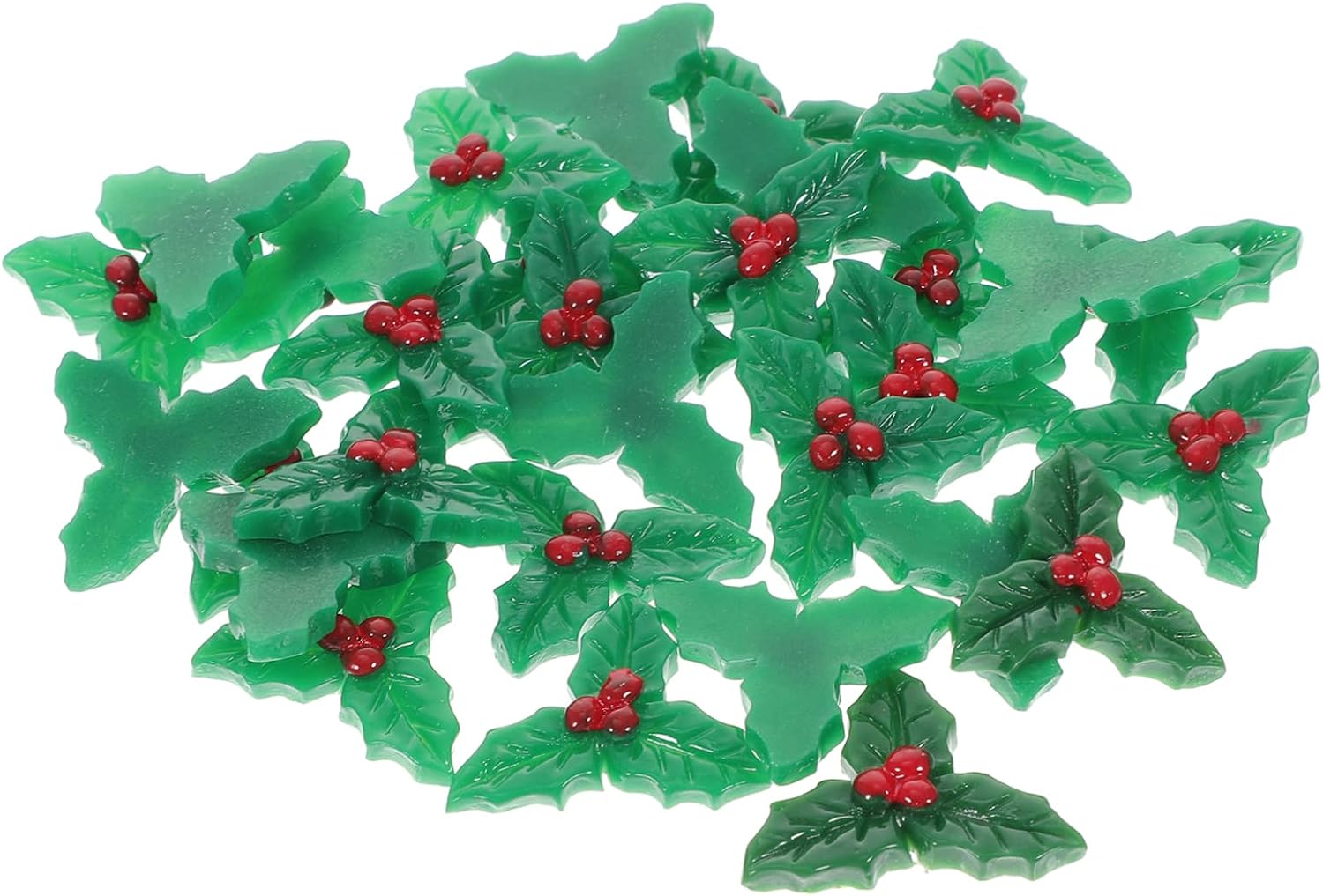 Amazon.com: LIGHTAOTAO 30pcs Christmas Micro Landscape Leaves Decor ...