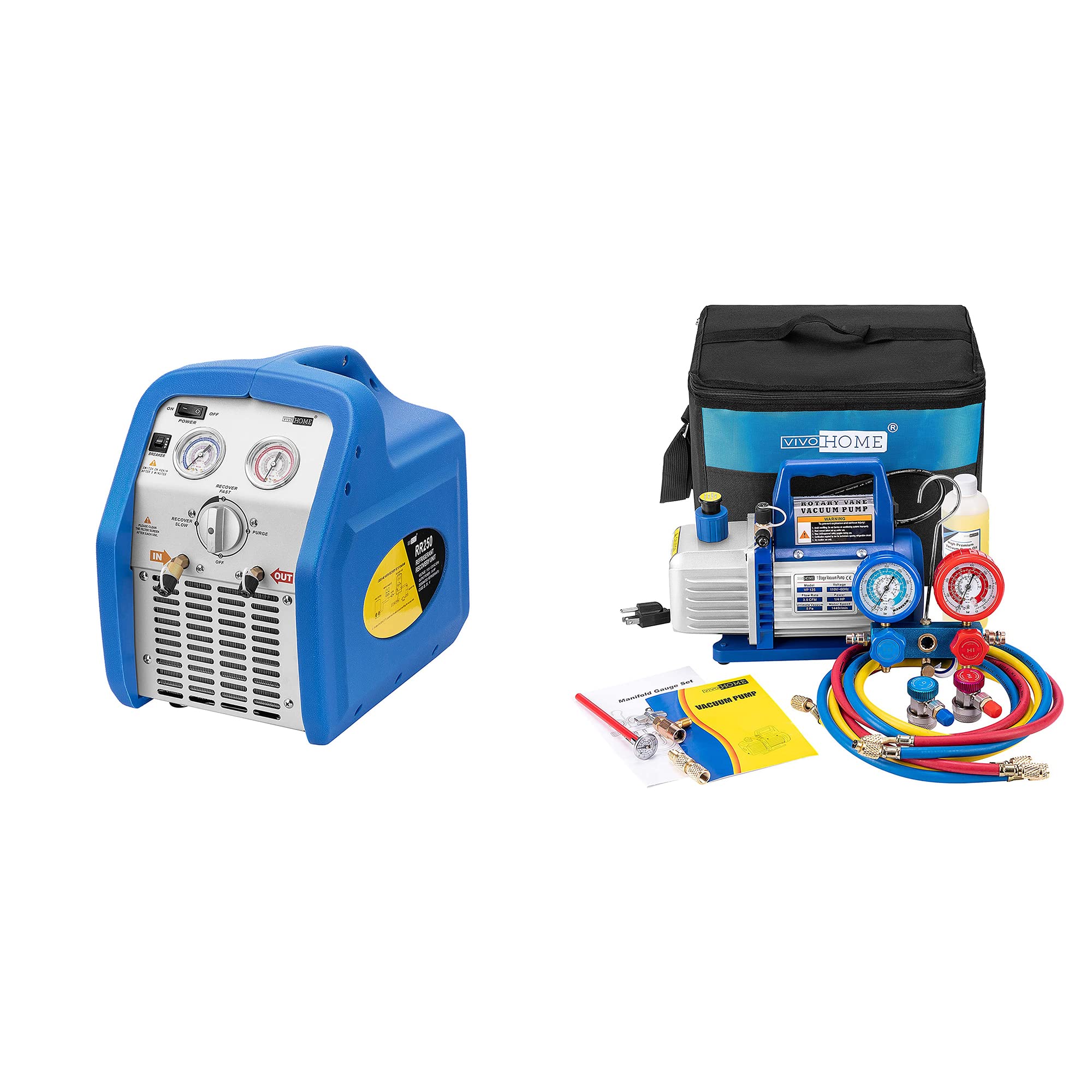 Amazon.com: VIVOHOME 110-120V AC 60Hz 3/4HP Single Cylinder Portable ...