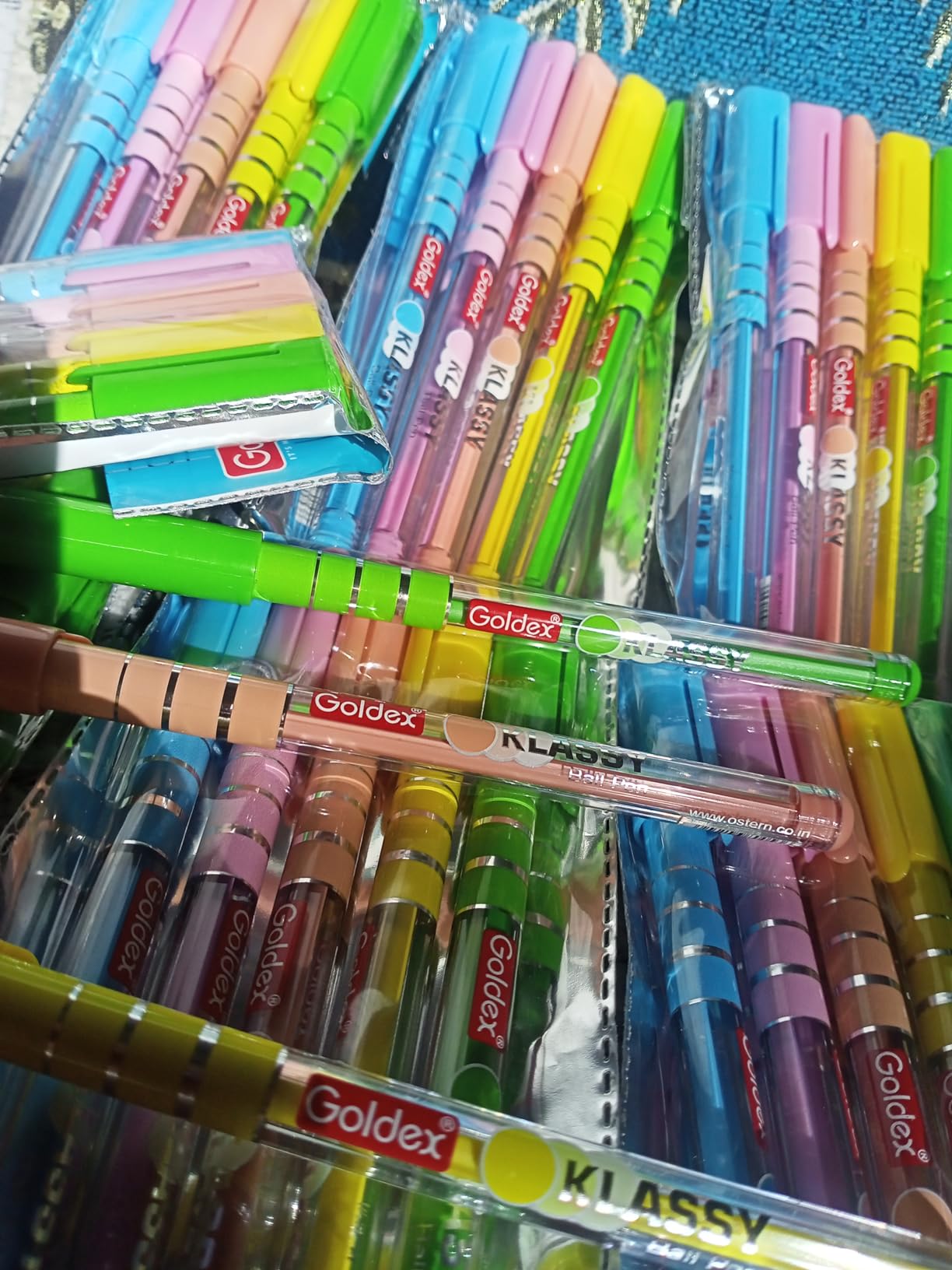 Goldex KLASSY 0.6mm Glide Ink 50 Blue Pen with Free Goldex 2 Smart Pen ...