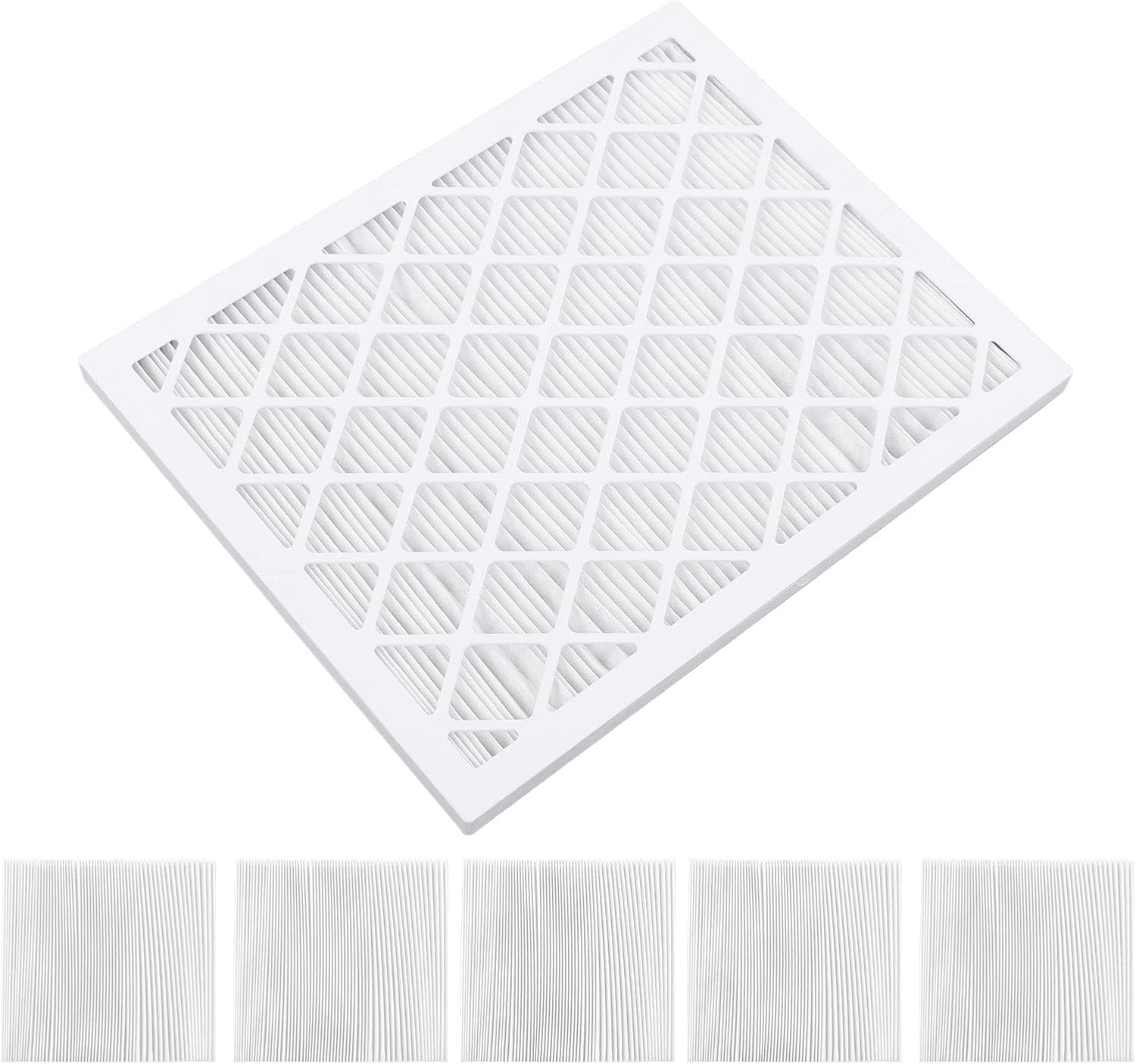 Air Vent Filters, with 6 Replacement Filters 16x20x1in Foldable ...
