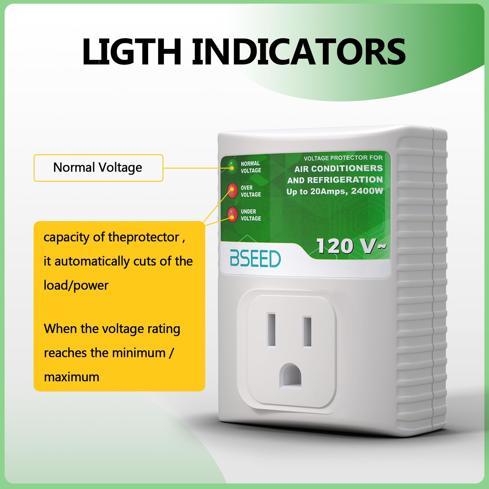 Snapklik.com : Surge Protector For Refrigerator, Wall Power Surge ...