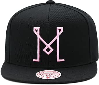Amazon.com: Mitchell & Ness Inter Miami CF MLS Miami M Logo Snapback ...