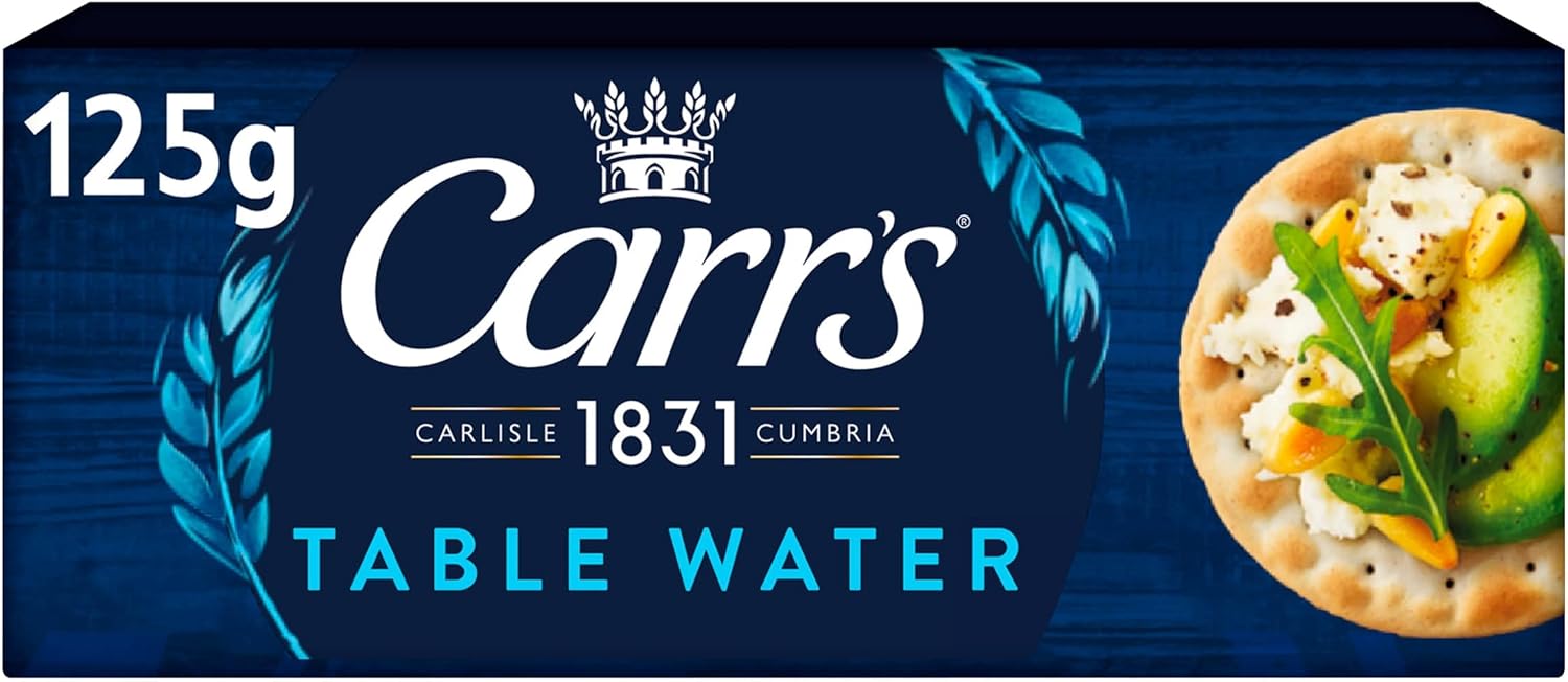 Carr's Table Water Biscuits, 125 g (Pack of 1) : Amazon.co.uk: Grocery