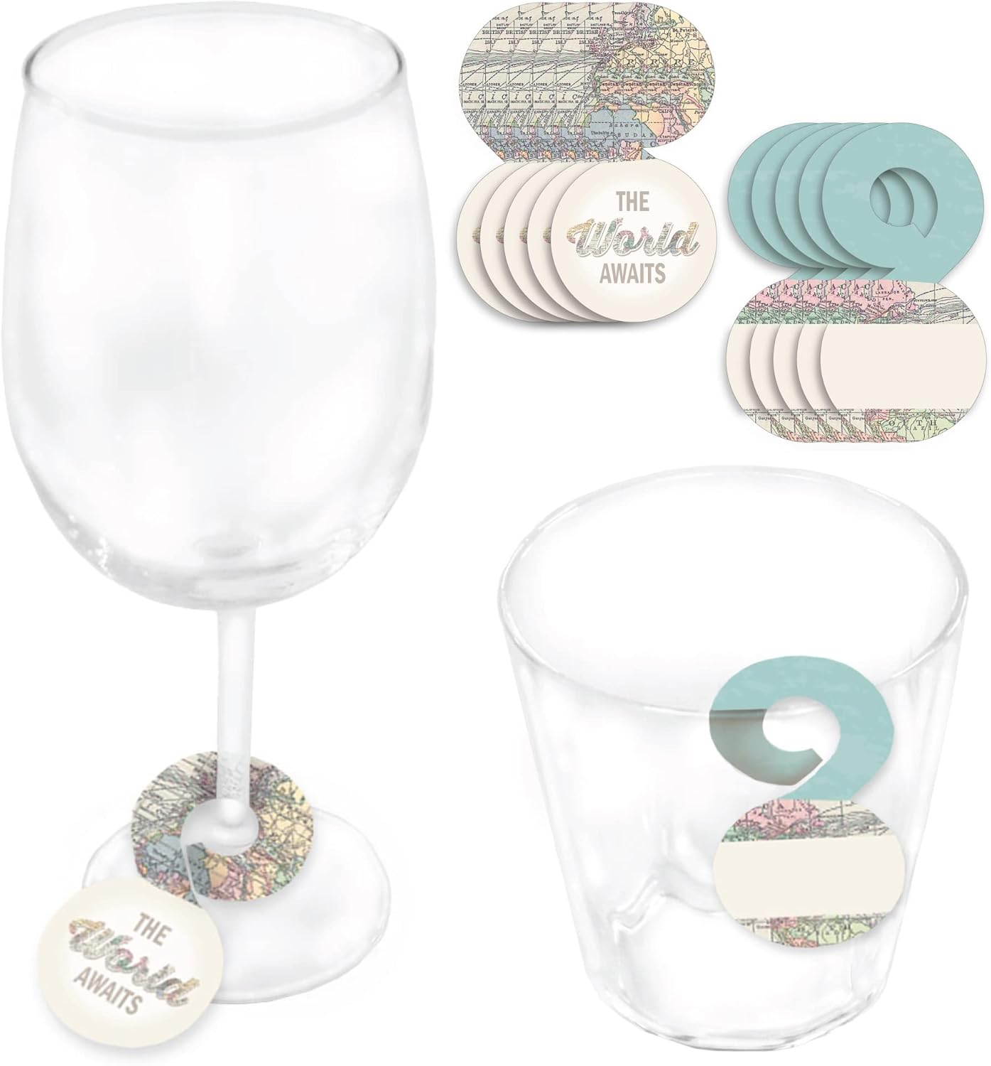 Amazon.com | Big Dot of Happiness World Awaits - Travel Themed Party ...