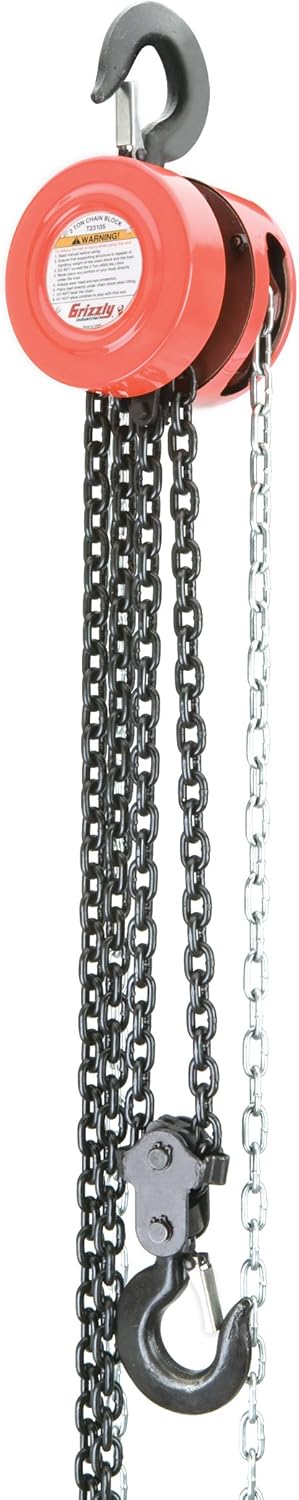 Grizzly T23105 2 Ton Manual Chain Hoist - Amazon.com