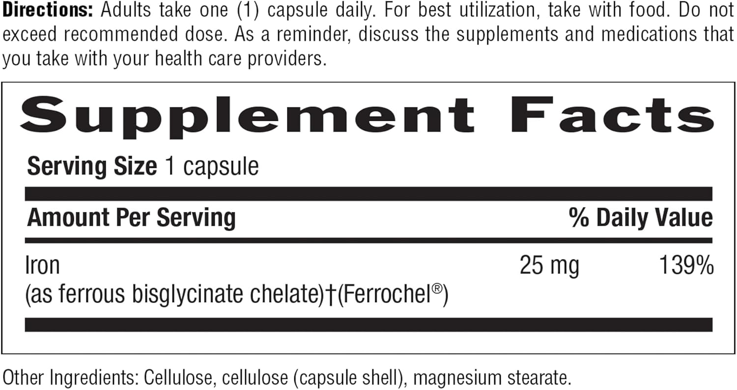 Country Life Easy Iron 25 mg 90 unidades – Yaxa Colombia