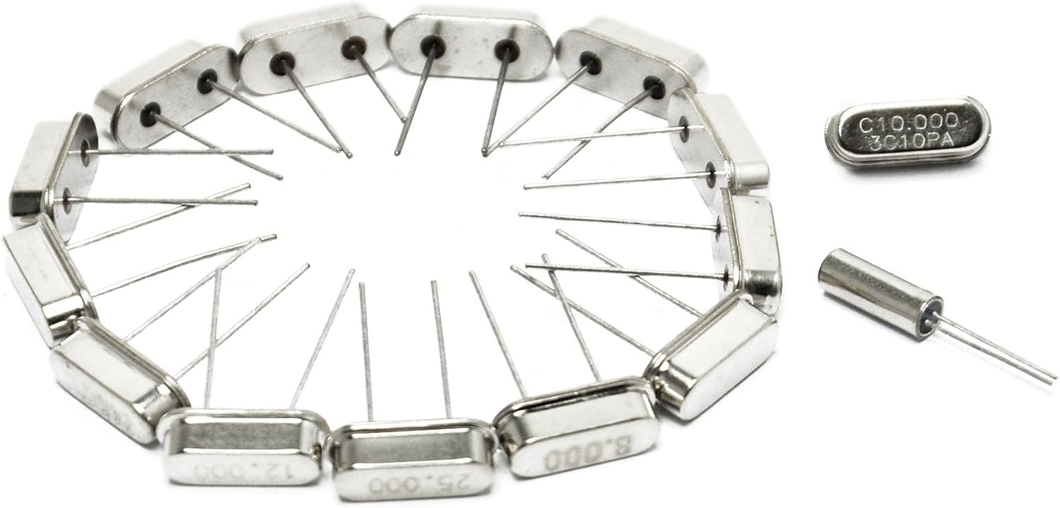 Amazon.com: Gikfun 15 Values Crystal Oscillator Kits Each 1PC for ...