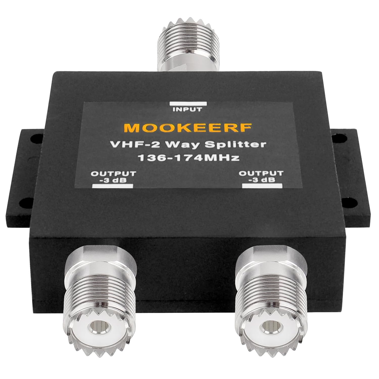 Amazon.com: MOOKEERF VHF-2 Way Splitter for 136-174MHz HAM CB or VHF ...