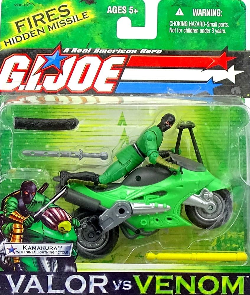 Amazon.com: GI Joe 3.75" Adventure Pack: Kamakura with Ninja Lightning ...