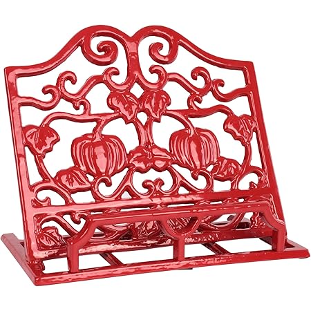 Amazon.com: MINLUFUL Vintage Cookbook Stand - Cast Iron Recipe Book ...