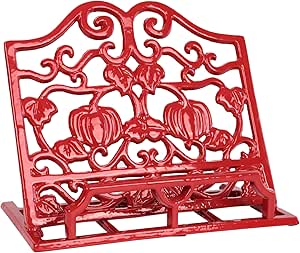 Amazon.com: MINLUFUL Vintage Cookbook Stand - Cast Iron Recipe Book ...