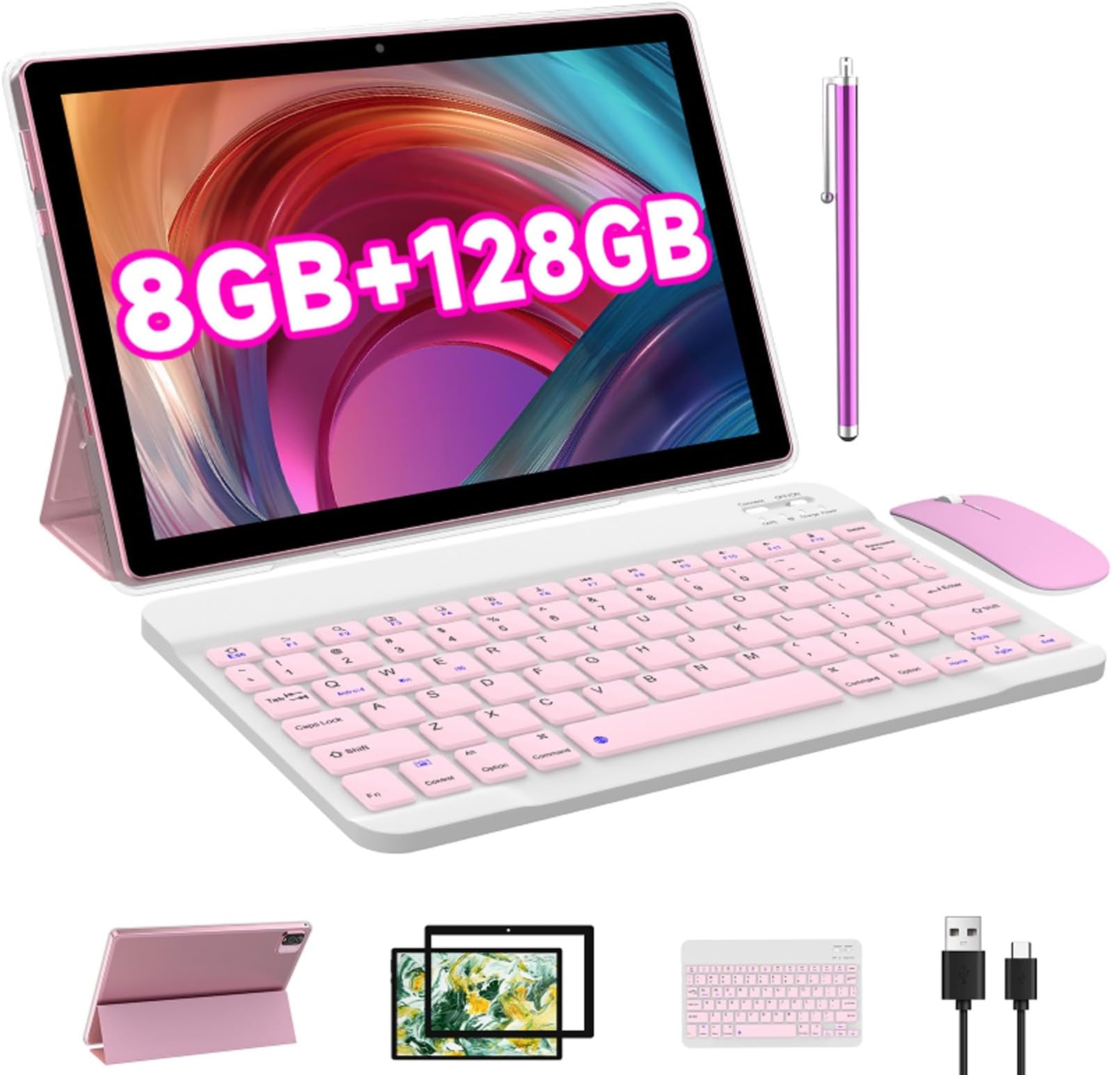 Amazon.com : Android 15 Tablet 10 Inch, 18GB RAM+128GB ROM/2TB ...