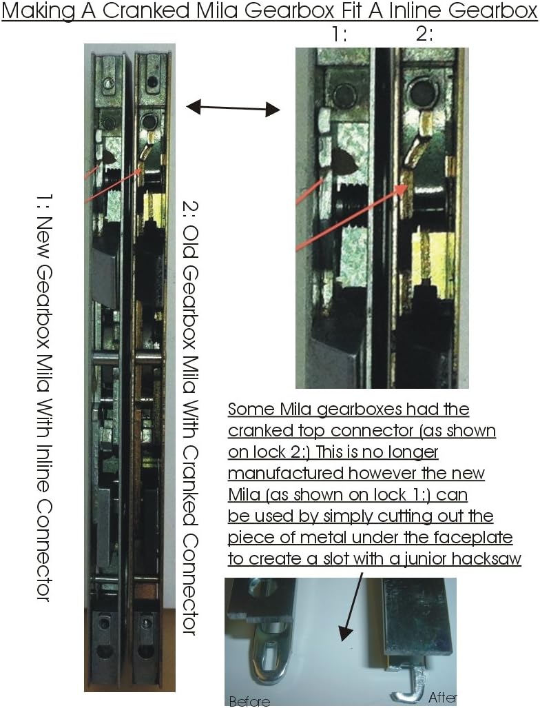 Mila Door Lock Case Gear Box 25mm Backset Coldseal Match Latch Only ...