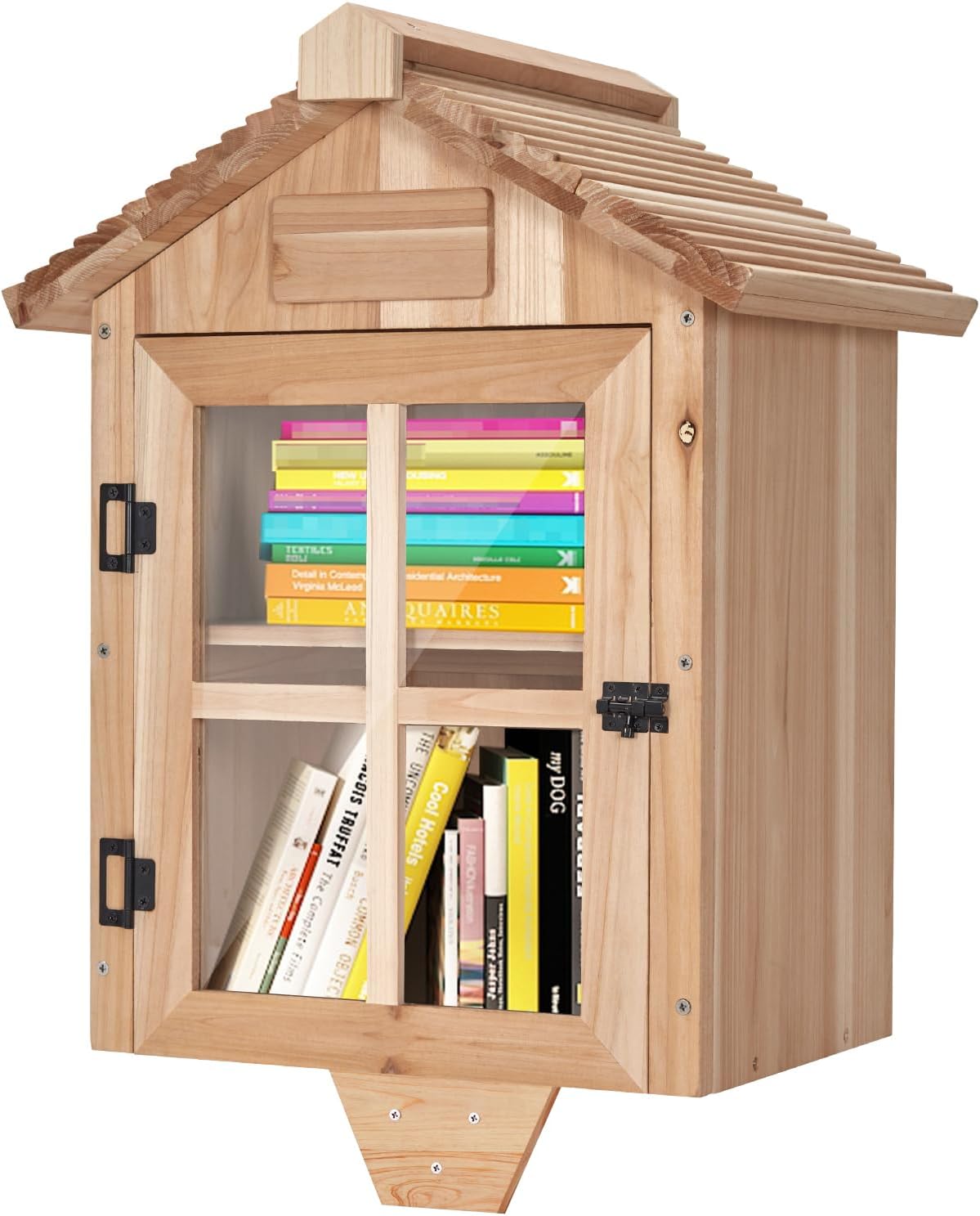 Amazon.com: ZGYLIN Little Library Box Outdoor Free Library, Double ...