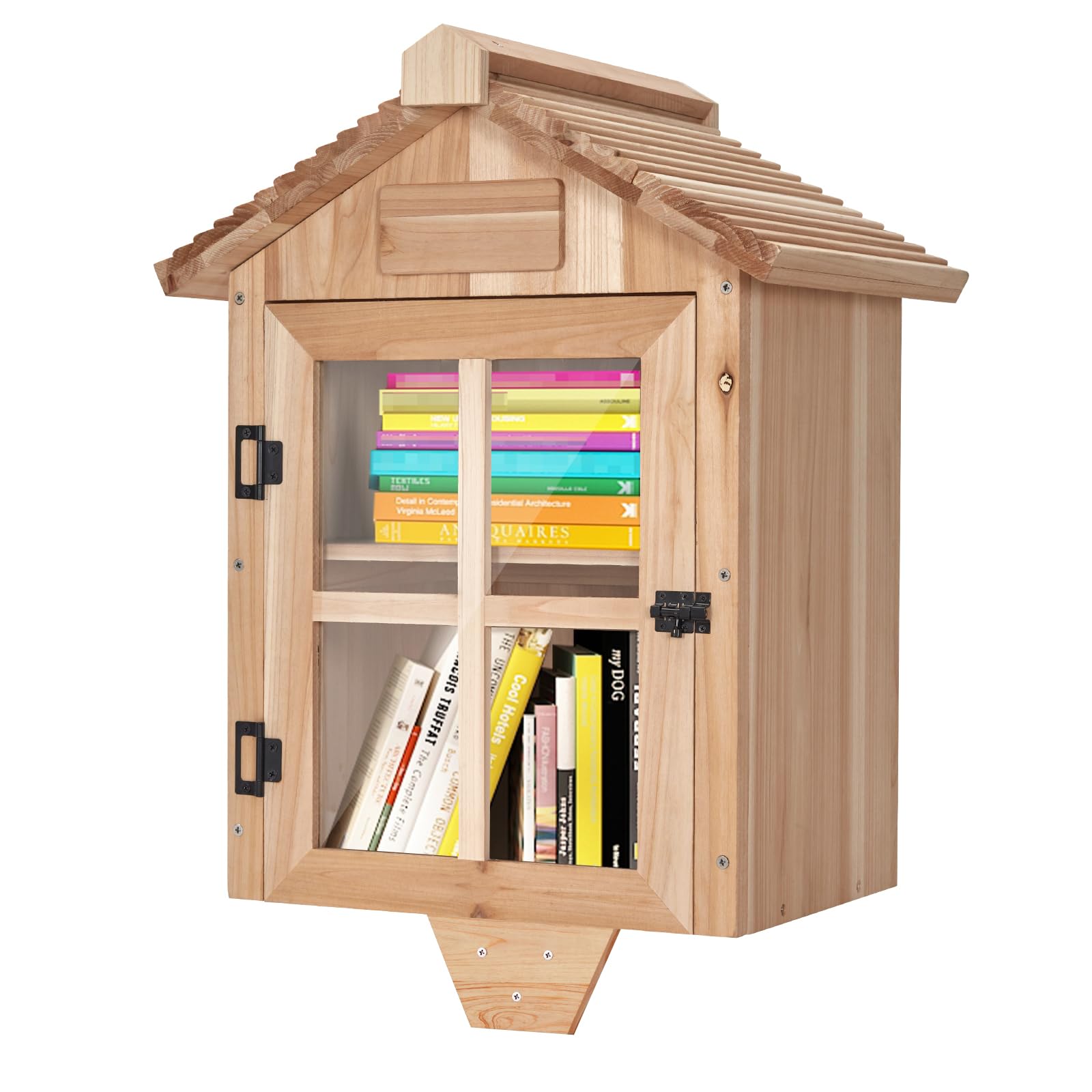 Amazon.com: ZGYLIN Little Library Box Outdoor Free Library,Double ...