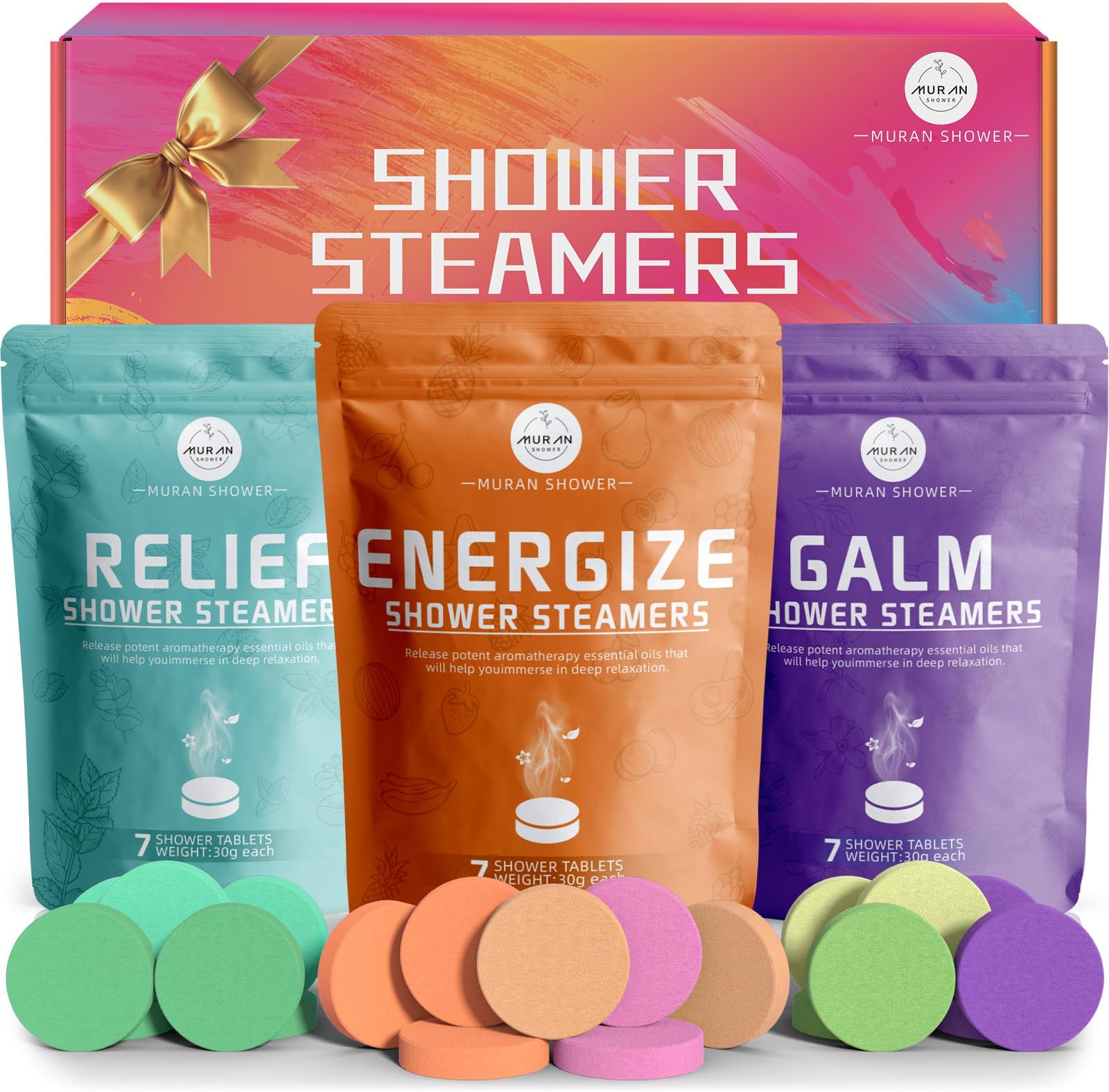 Amazon.com: MR MIRYE Shower Steamers Aromatherapy - 12 Pack Self Care ...