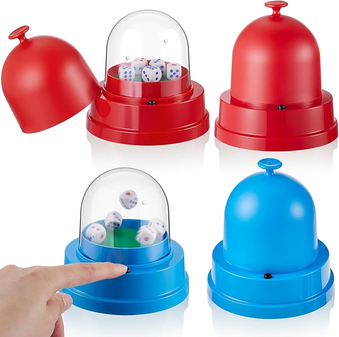 Amazon.com: Silipull 4 Pcs Dice Poppers for Classroom Game Dice Popper ...