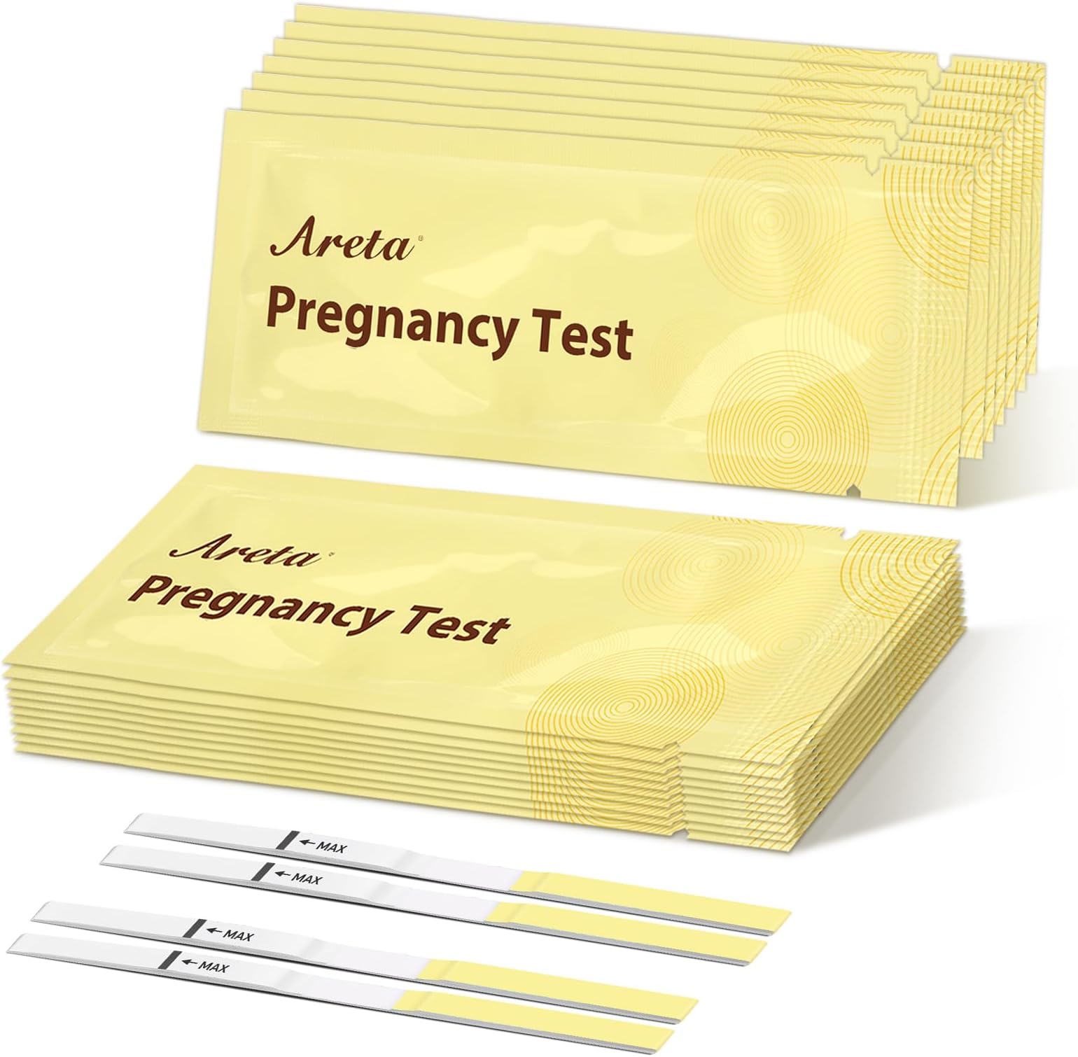 Amazon.com: Areta Pregnancy Test Strips: 30-Pack hCG Tests, Highly ...