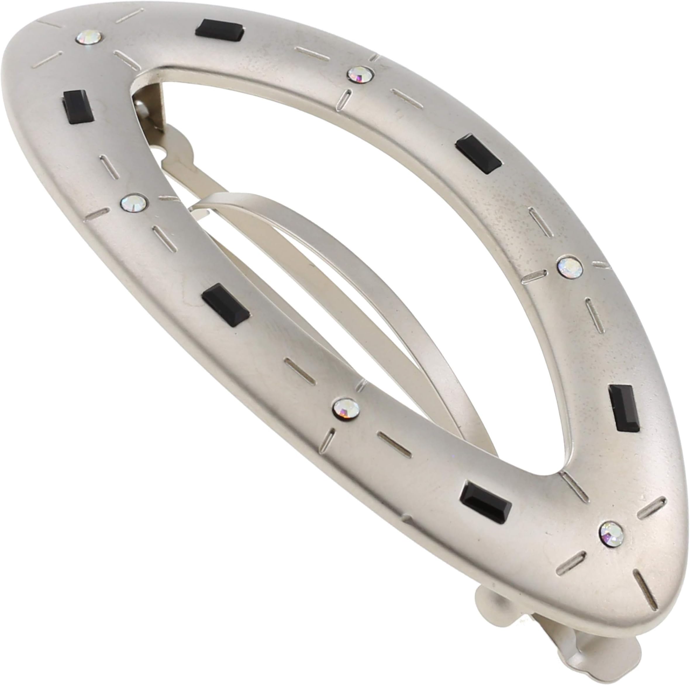 Amazon.com : Gia Alessandra GA265 3.5 Inch Wedding Bridal Hair Barrette ...