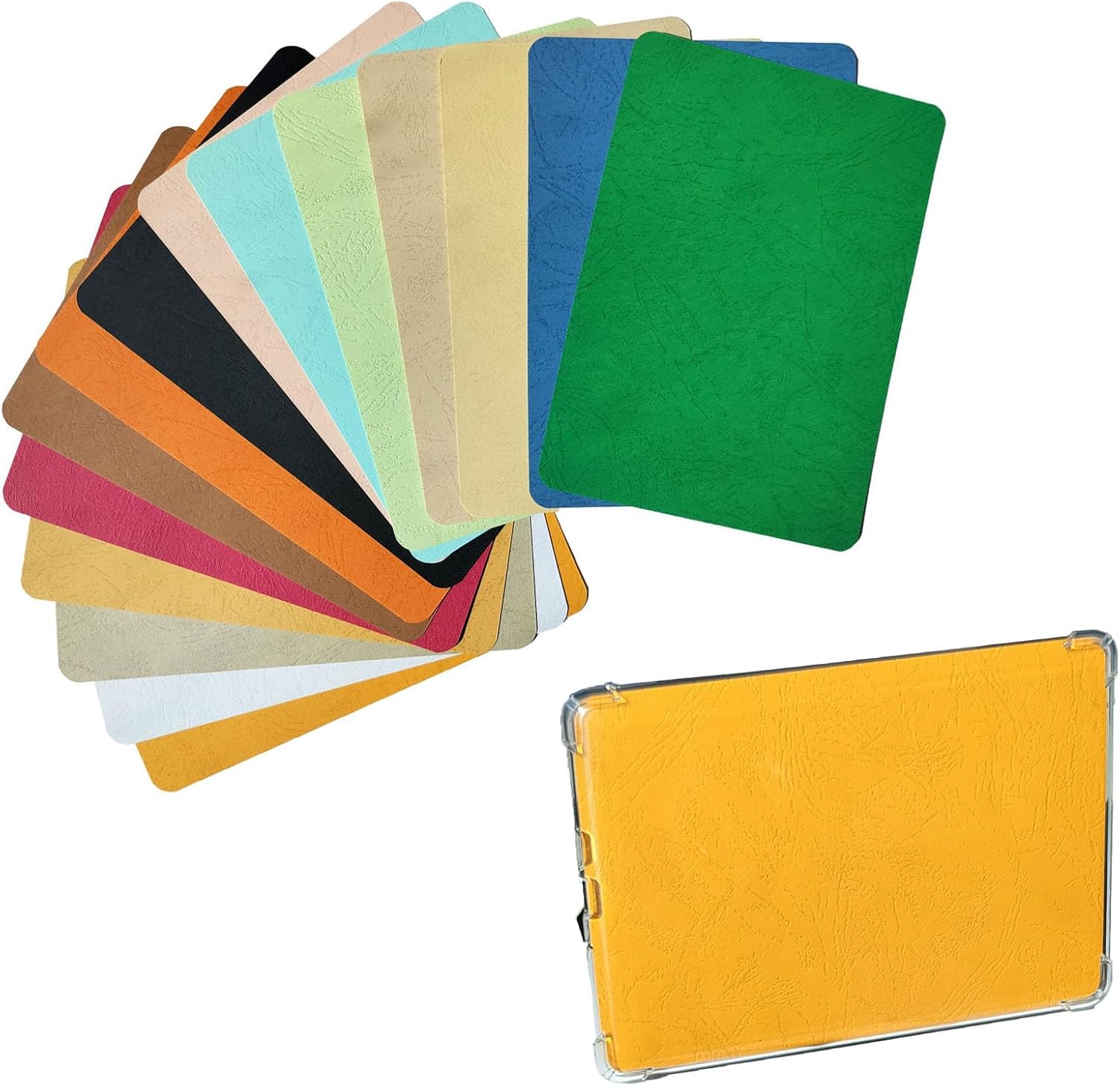 Amazon.com: 15 Pcs E-reader Insert Cardstock Clear Case Decorate ...
