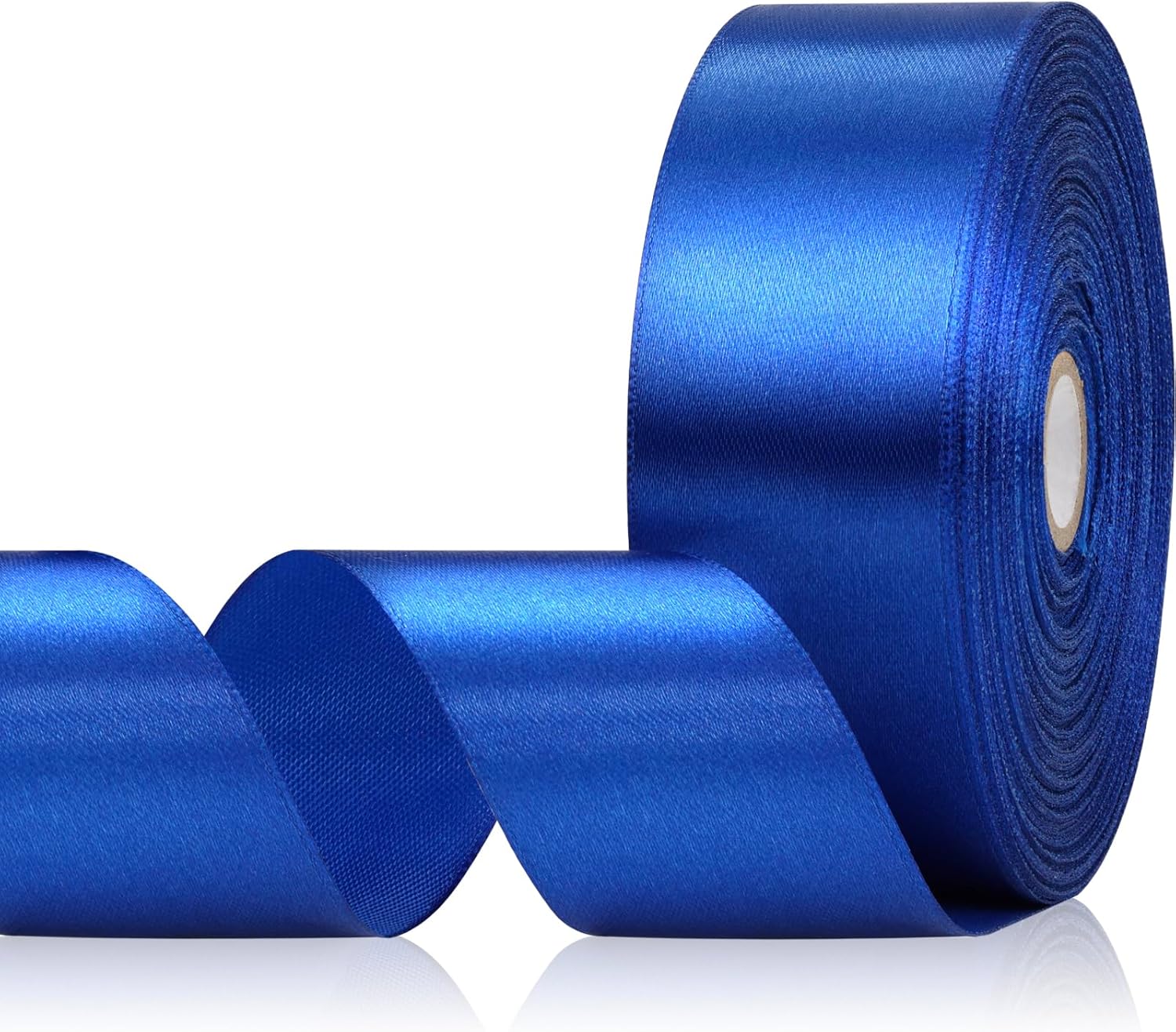 Amazon.com: Aoropo Blue Ribbon 1-1/2 Inch x 60 Yards, Royal Blue Satin ...
