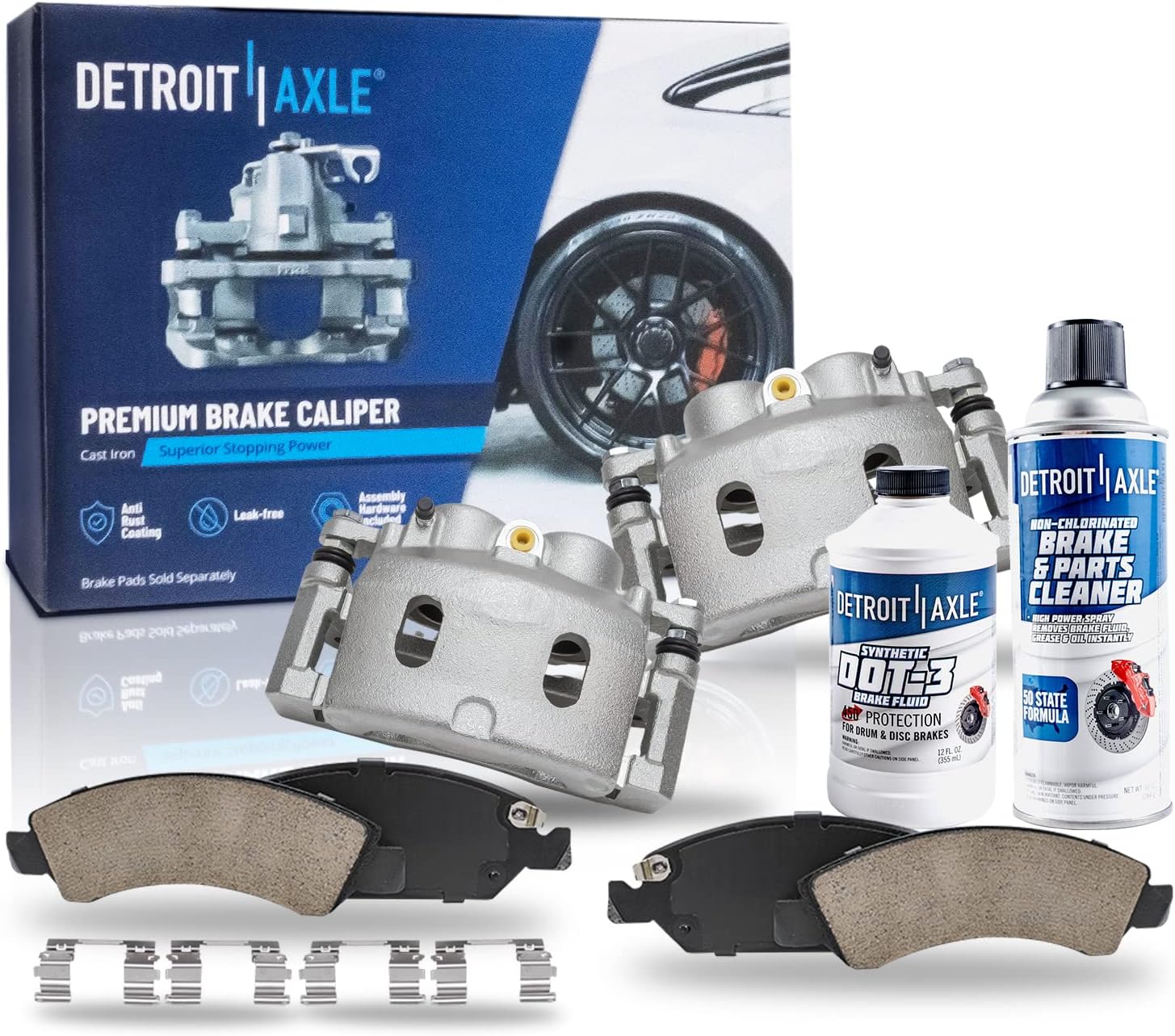 Amazon.com: Detroit Axle - Front Brake Kit for Chevy GMC Silverado Sierra Express Savana ...