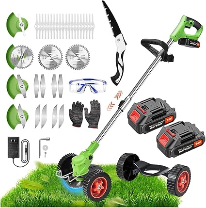 Weed Wacker Eater Battery Powered - Cordless Electric Weed Wacker ...