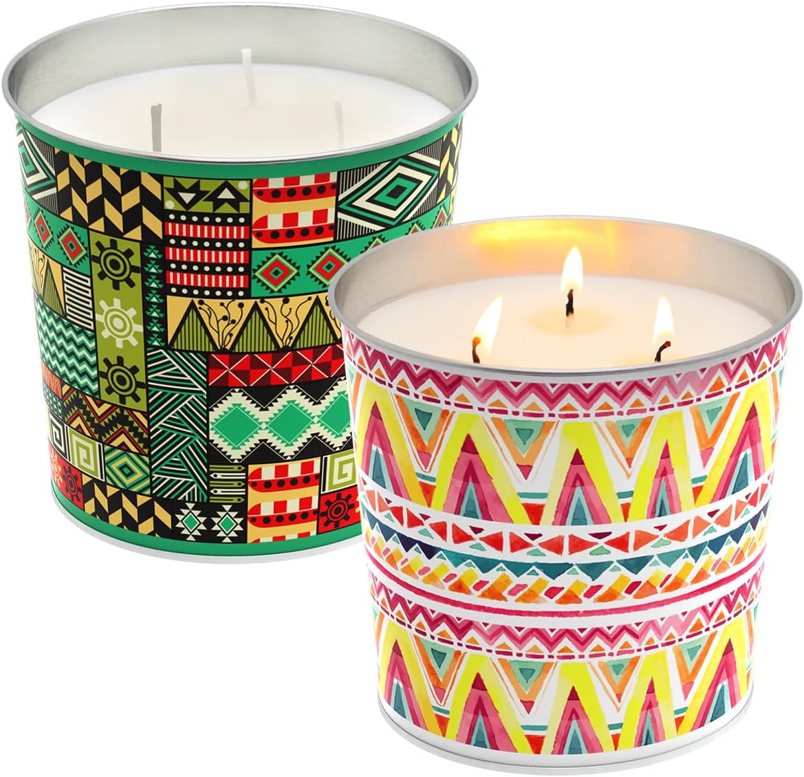 Amazon.com: Citronella Soy Candles Infused with Eucalyptus & Lemongrass ...