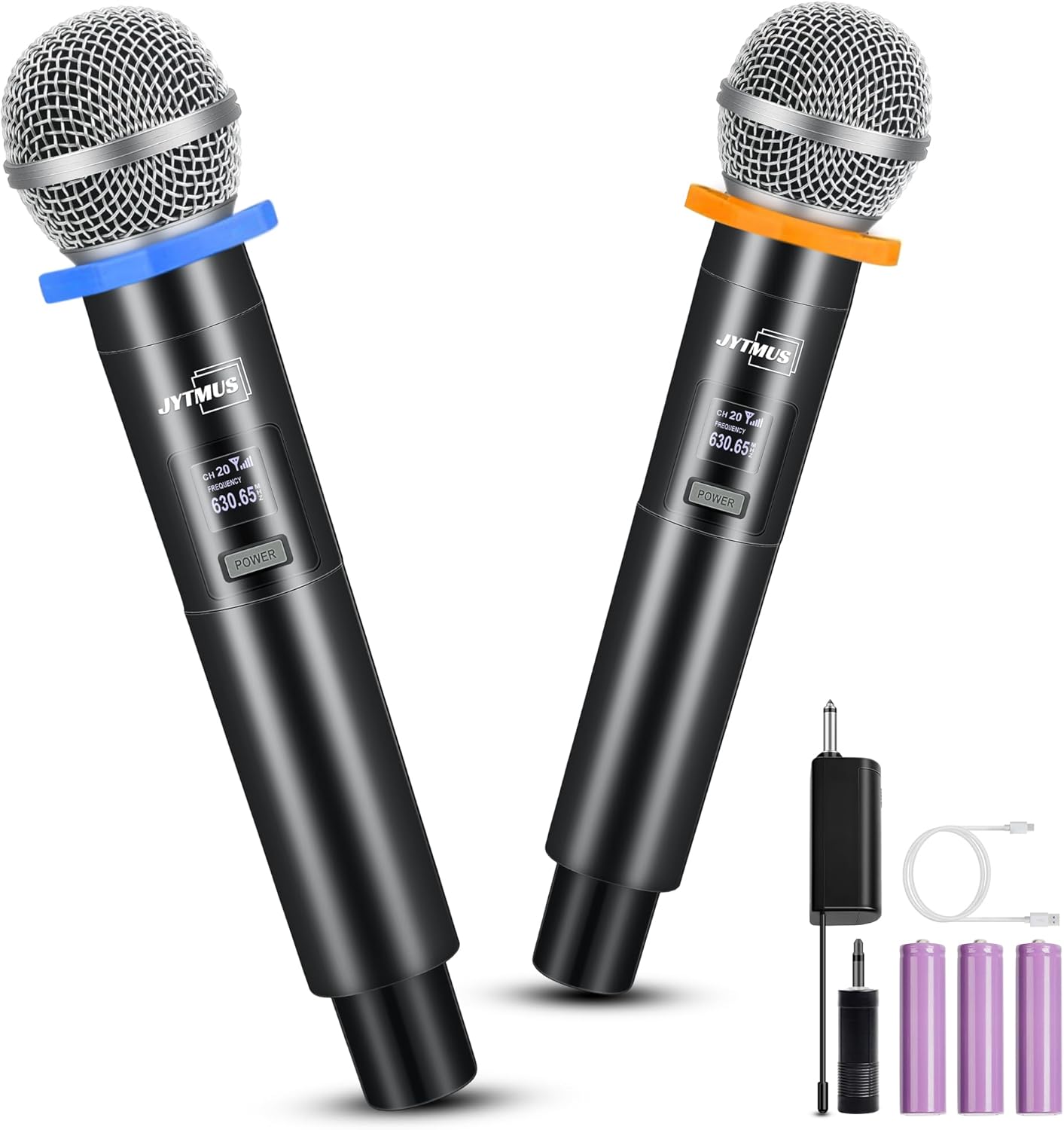 Amazon.com: JYTMUS Karaoke Microphone Wireless Handheld UHF Universal ...