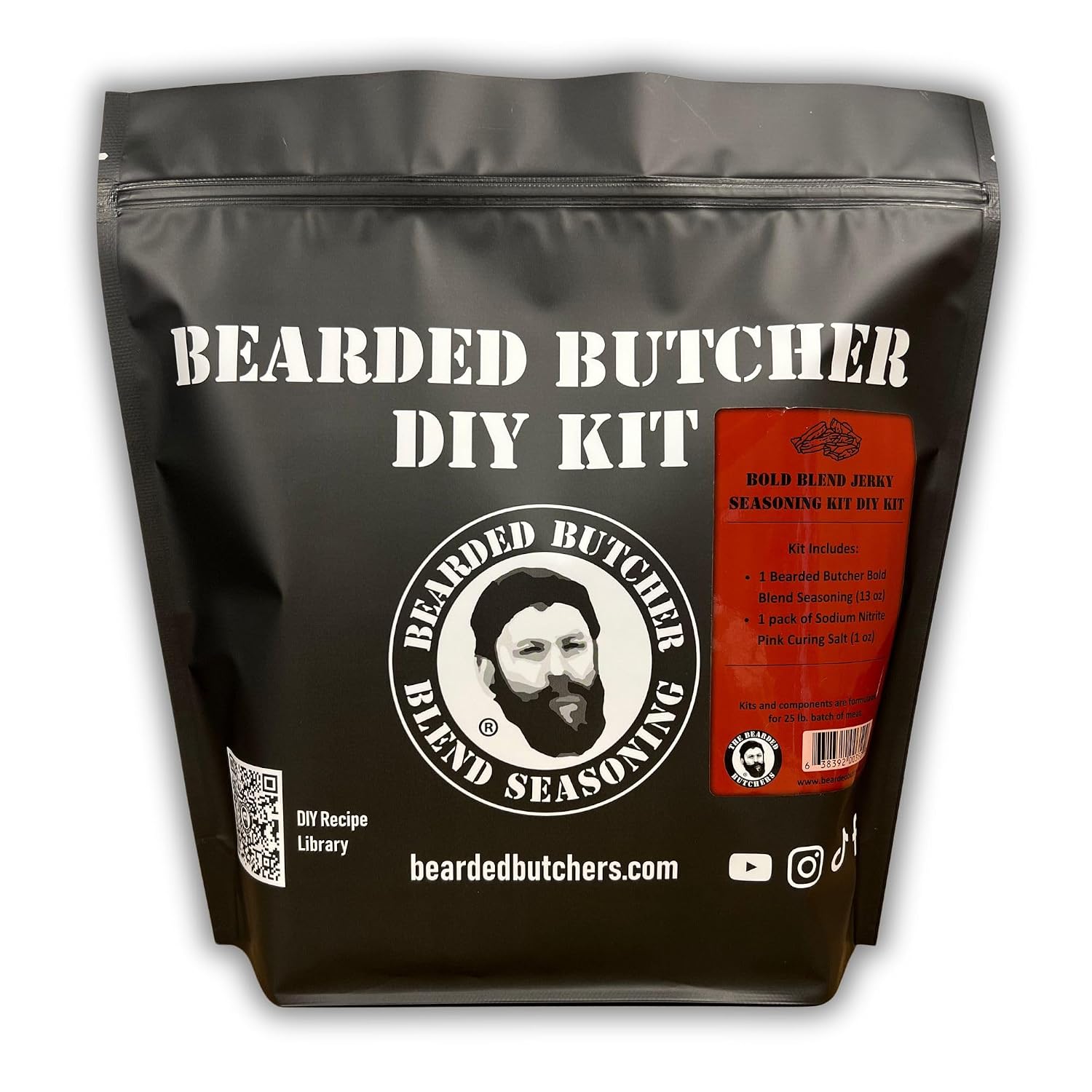 Amazon.com : Bearded Butchers Bold Blend Jerky Seasoning DIY Kit ...