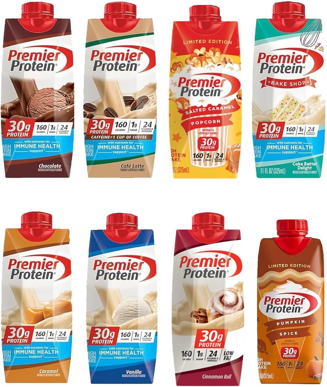 Amazon.com : Premier Protein Ready to Drink Variety Pack Shakes | 16 ...