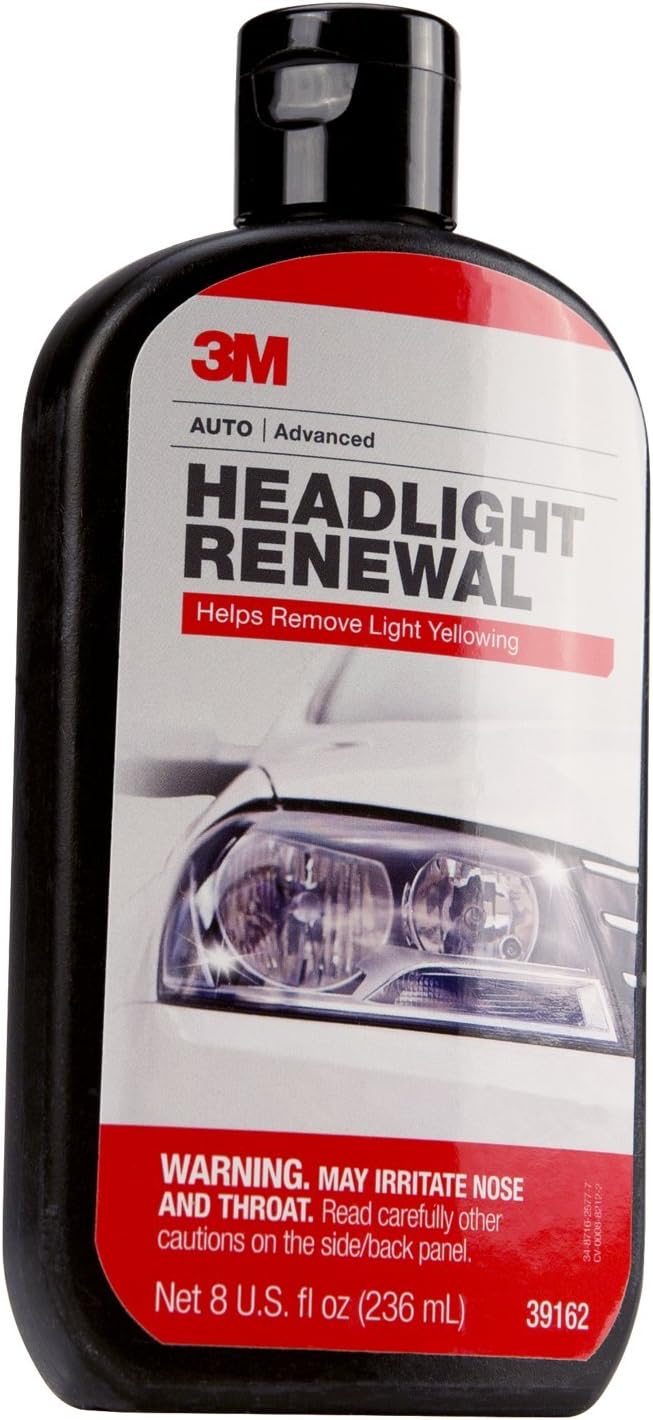 3M 39162 Headlight Renewal, 8 oz by 3M : Amazon.fr: Auto et Moto