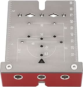 40mm Concealed Hinge Jig with Clamp, Aluminum Alloy Hole Punch Locator ...