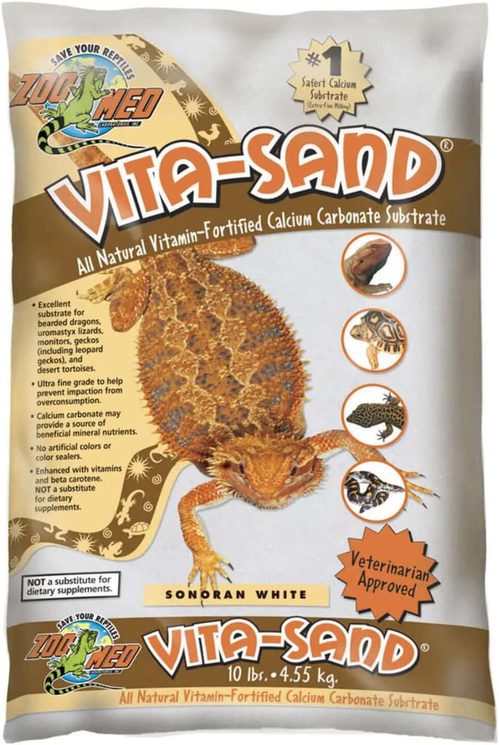 Amazon.com : (2 Pack) Zoo Med Hermit Crab Calcium Sand Substrate, 2 ...