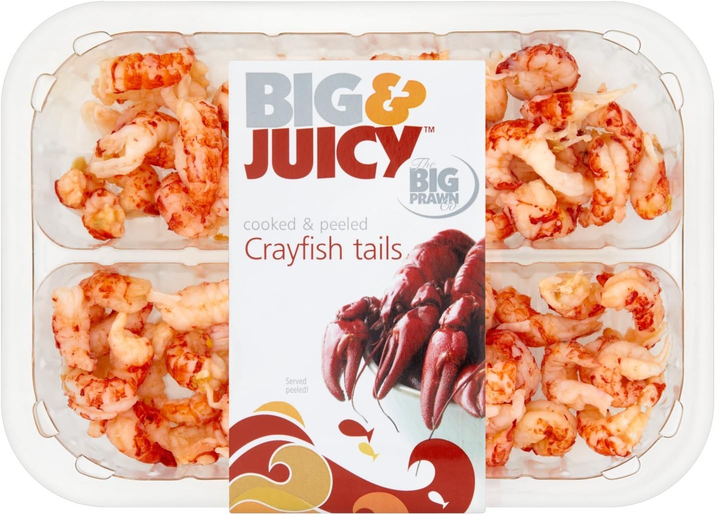 The Big Prawn Co Big & Juicy Cooked & Peeled Crayfish Tails, 120g ...