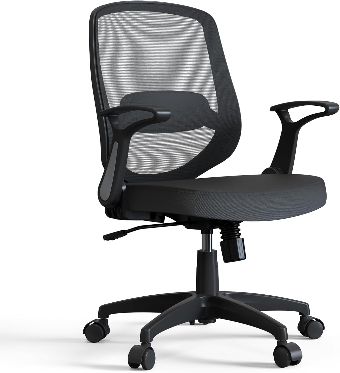 Amazon.com: Qoroos Mesh Swivel Desk Office Chair Black Ergonomic ...