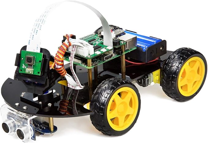Amazon.com: UCTRONICS Robot Car Kit for Raspberry Pi - Real Time Image ...