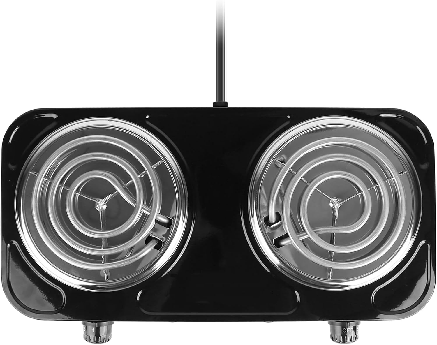 Amazon.com: Countertop Burner, Electric Double Burners 2000 Watts, Hot ...