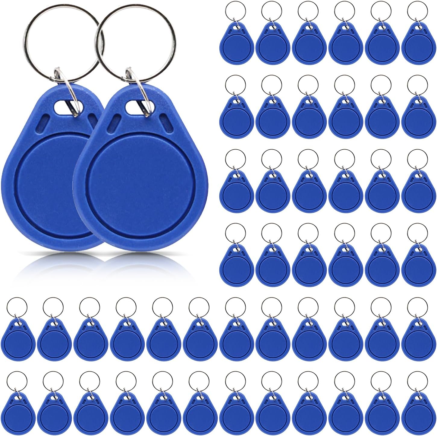 Amazon.com : 50 PCS ID 125KHz RFID Writable Re-writable T5577 Key Fob ...