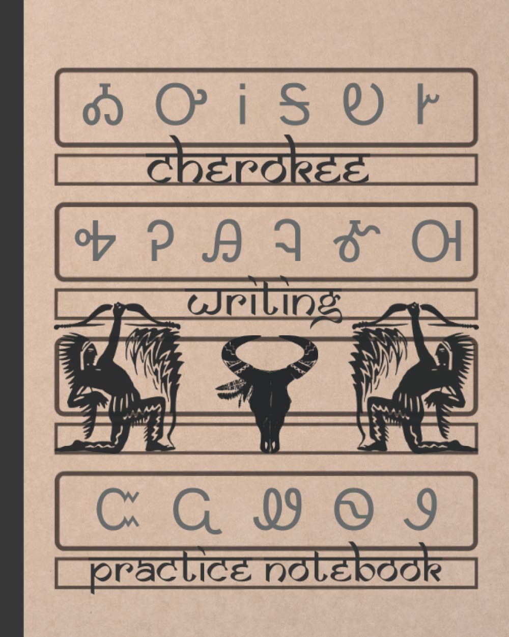 CHEROKEE WRITING: BLANK HANDWRITING WORKBOOK | ALPHABET PRACTICE ...